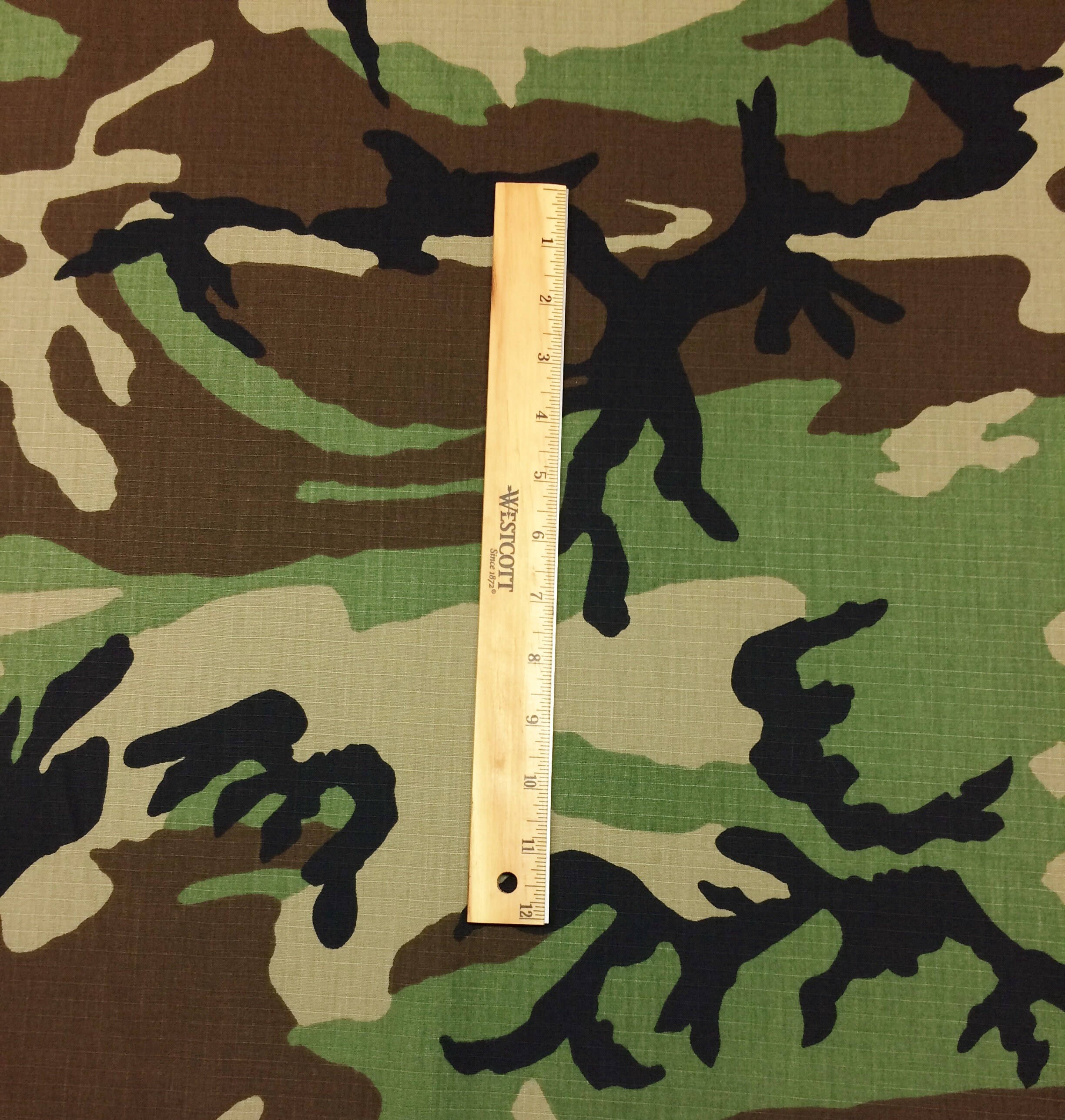Woodland Ny Co Ripstop Rip Stop Military Spec Camouflage Etsy