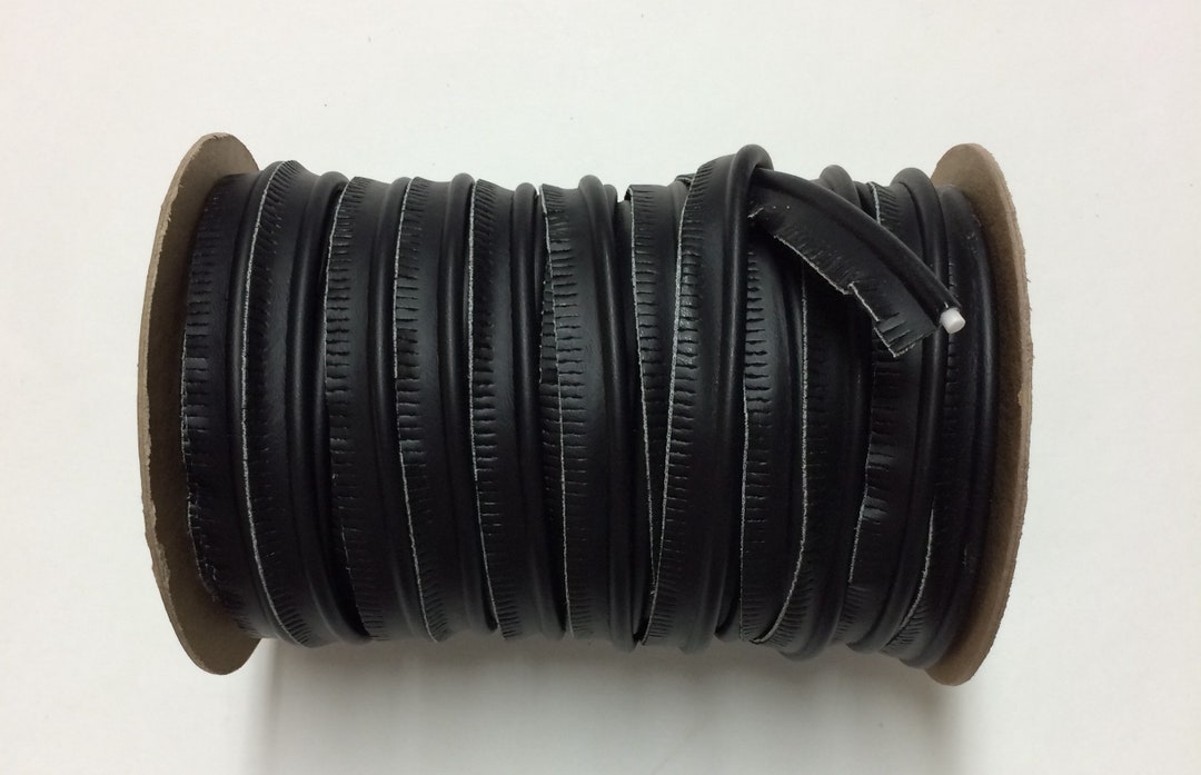 Vinyl Supreme WELT CORD Black Piping Trim Edge Auto Rv Marine ...