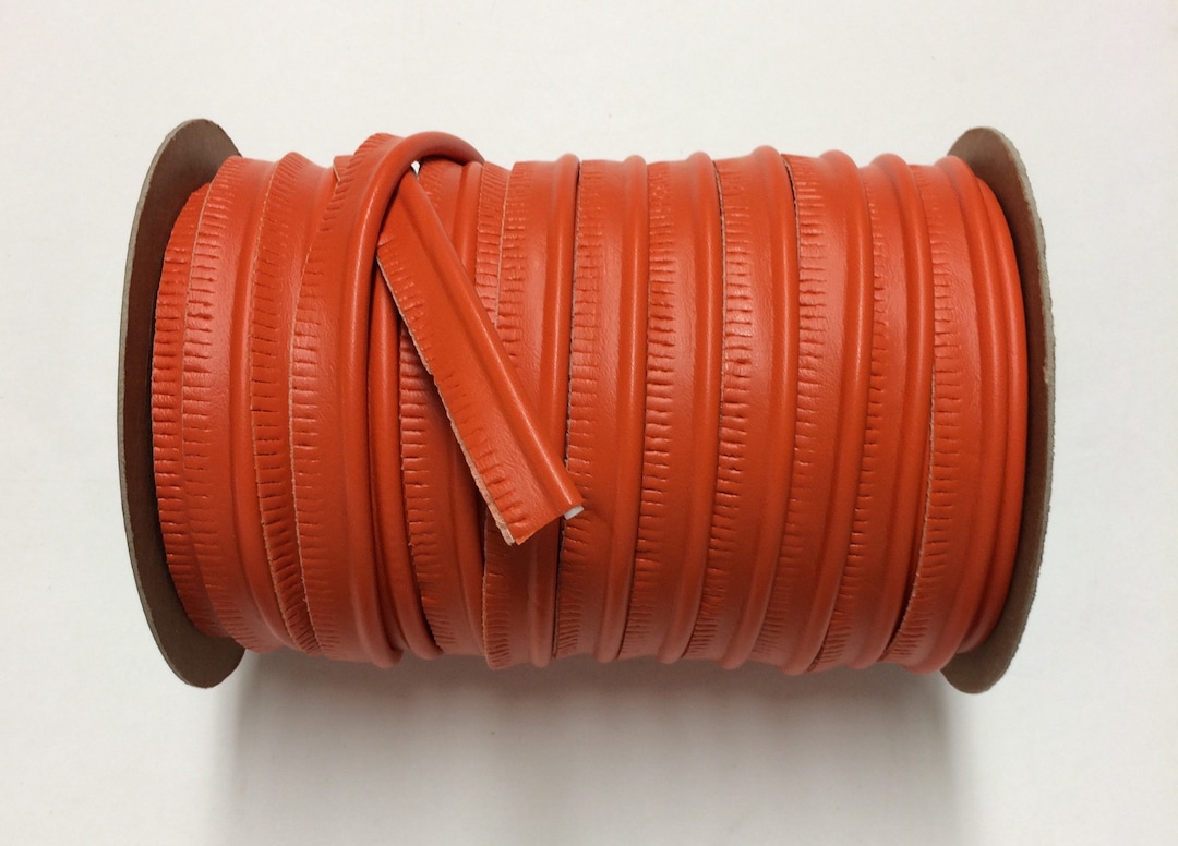 Vinyl Supreme WELT CORD Orange Piping Trim Edge Auto Rv Marine Boat ...