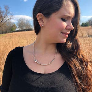 Fox Ulna Necklace, Sterling Silver Necklace, Little Gypsy Bones, Kaya ...