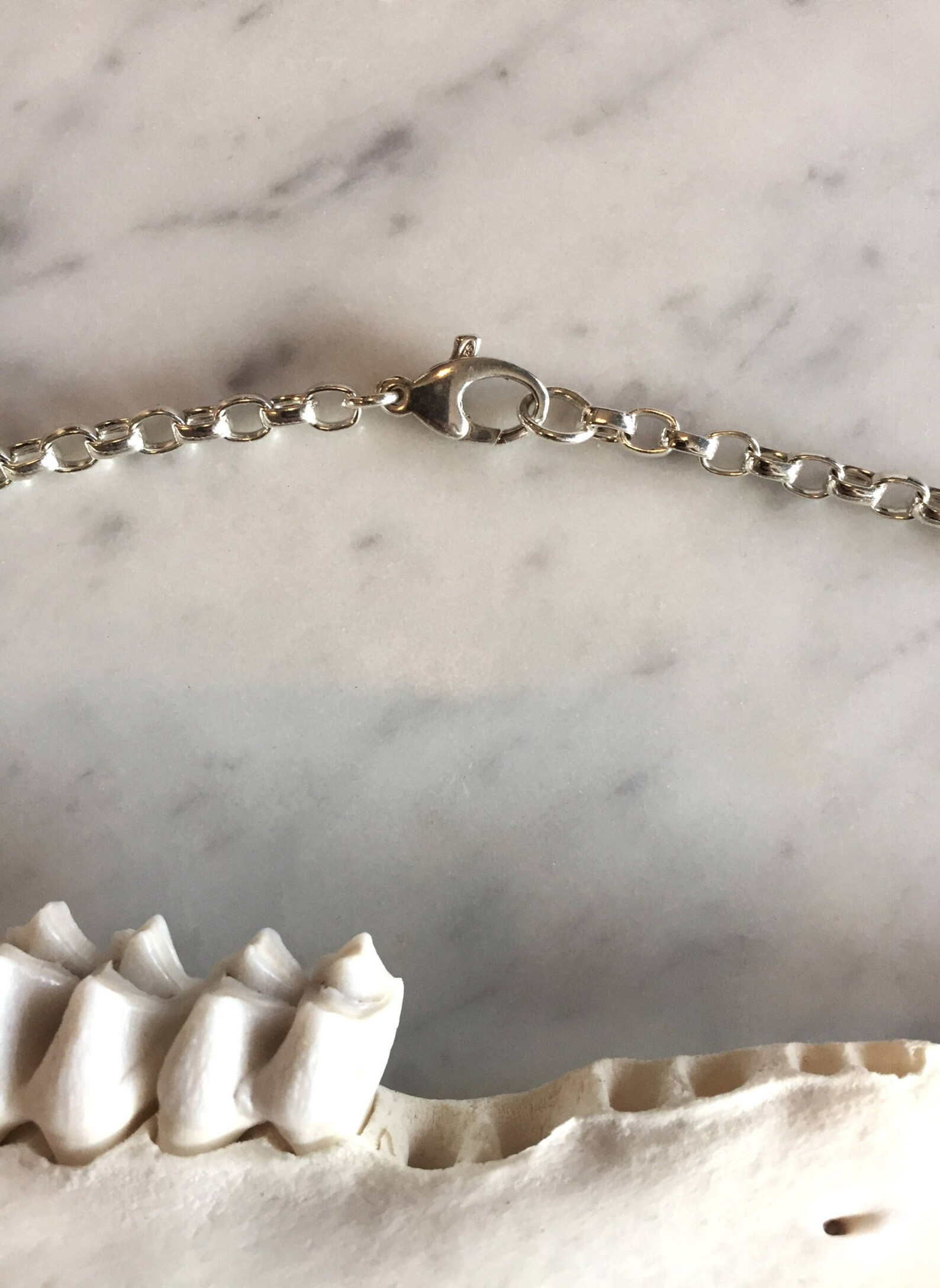 Fox Ulna Necklace Sterling Silver Necklace Little Gypsy - Etsy