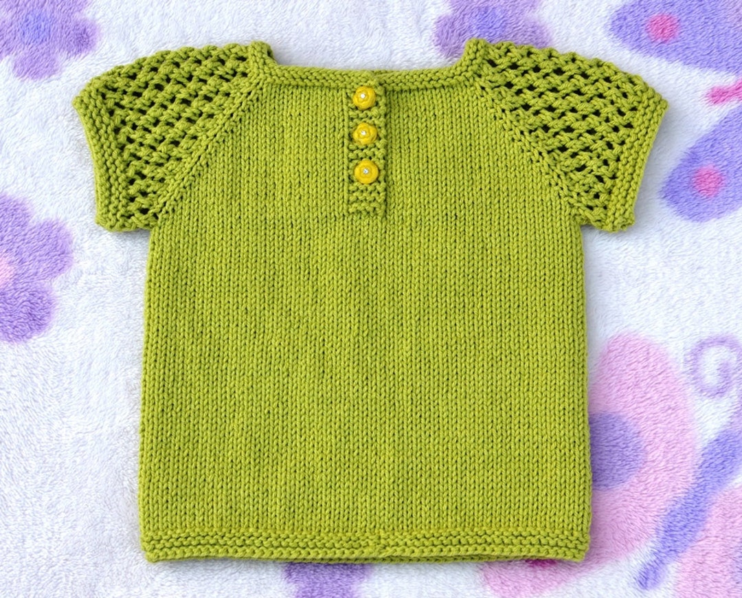 Knitting Pattern Only - Three-buttons Sun Top - Etsy