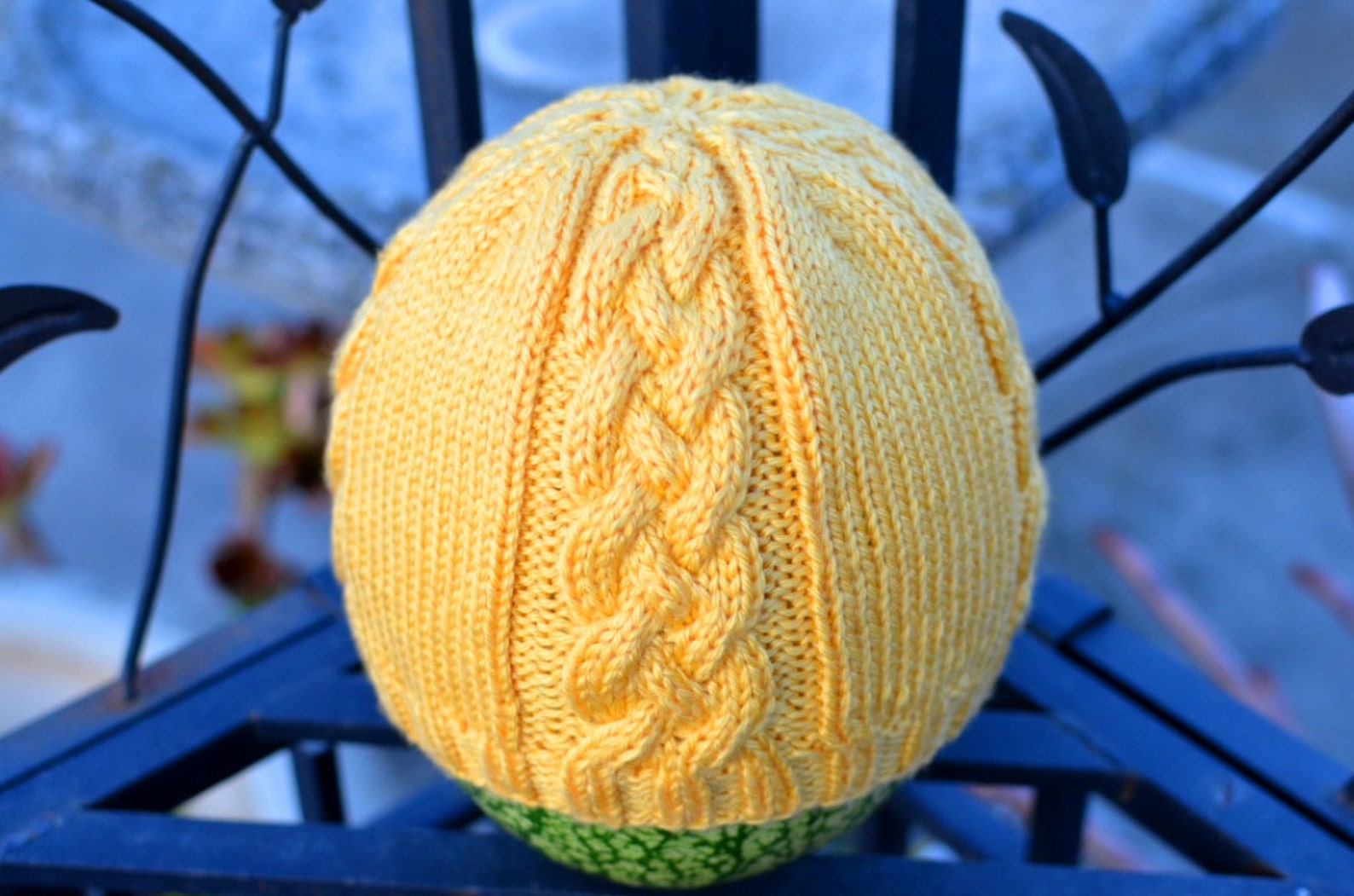 Knitting Pattern Only Braided Cables Hat - Etsy