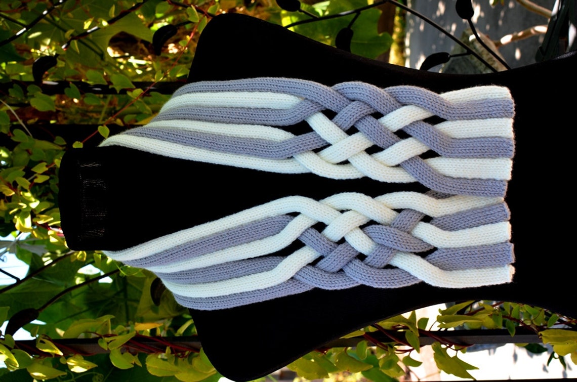 Knitting Pattern Only Braided String Scarf | Etsy
