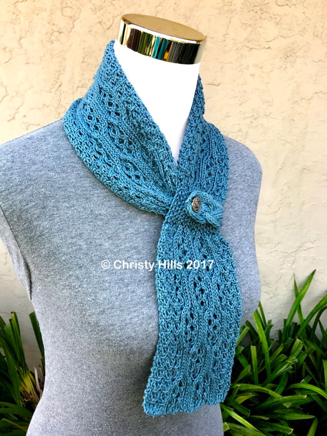 Knitting Pattern Only Royal Lace Scarf - Etsy