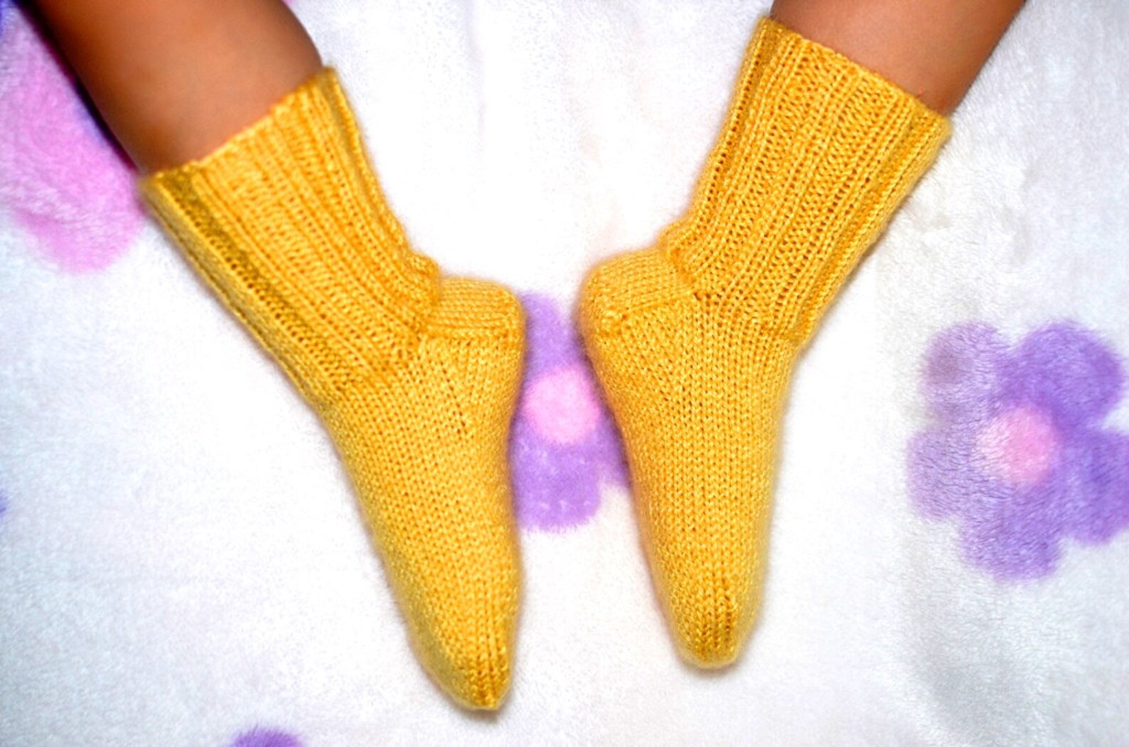 Basic Socks for Baby Knitting Pattern (PDF Download) - Etsy