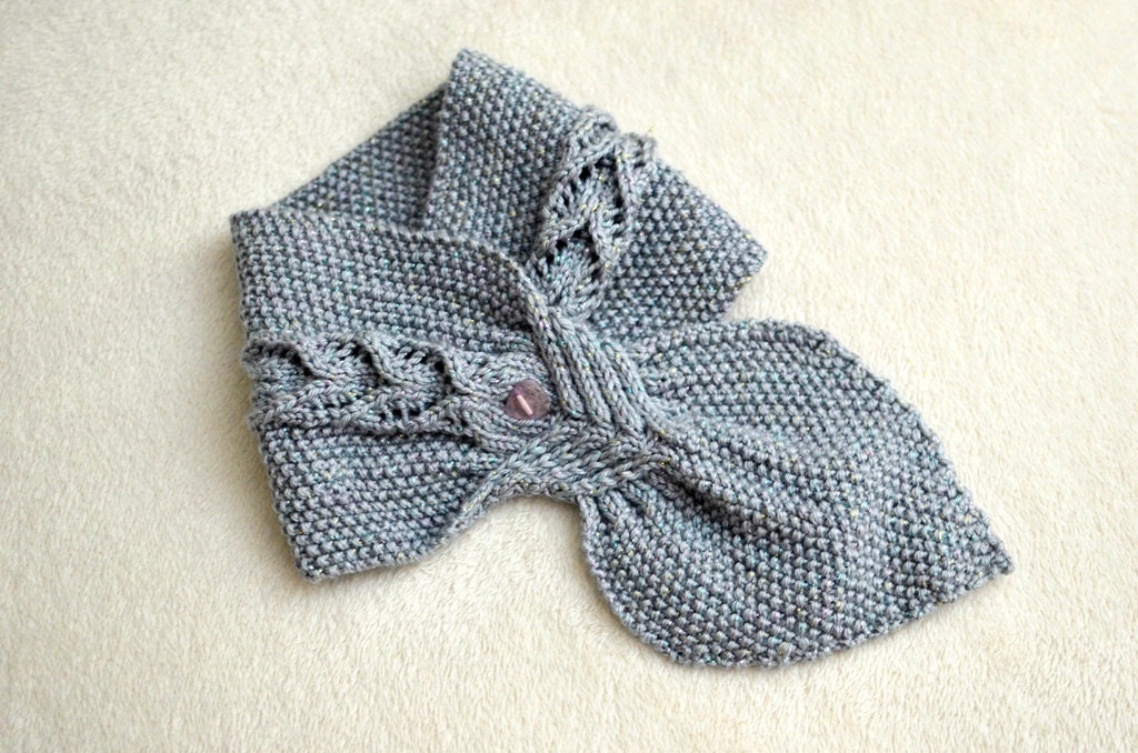 Knitting Pattern Only Banyan Leaf Scarf | Etsy