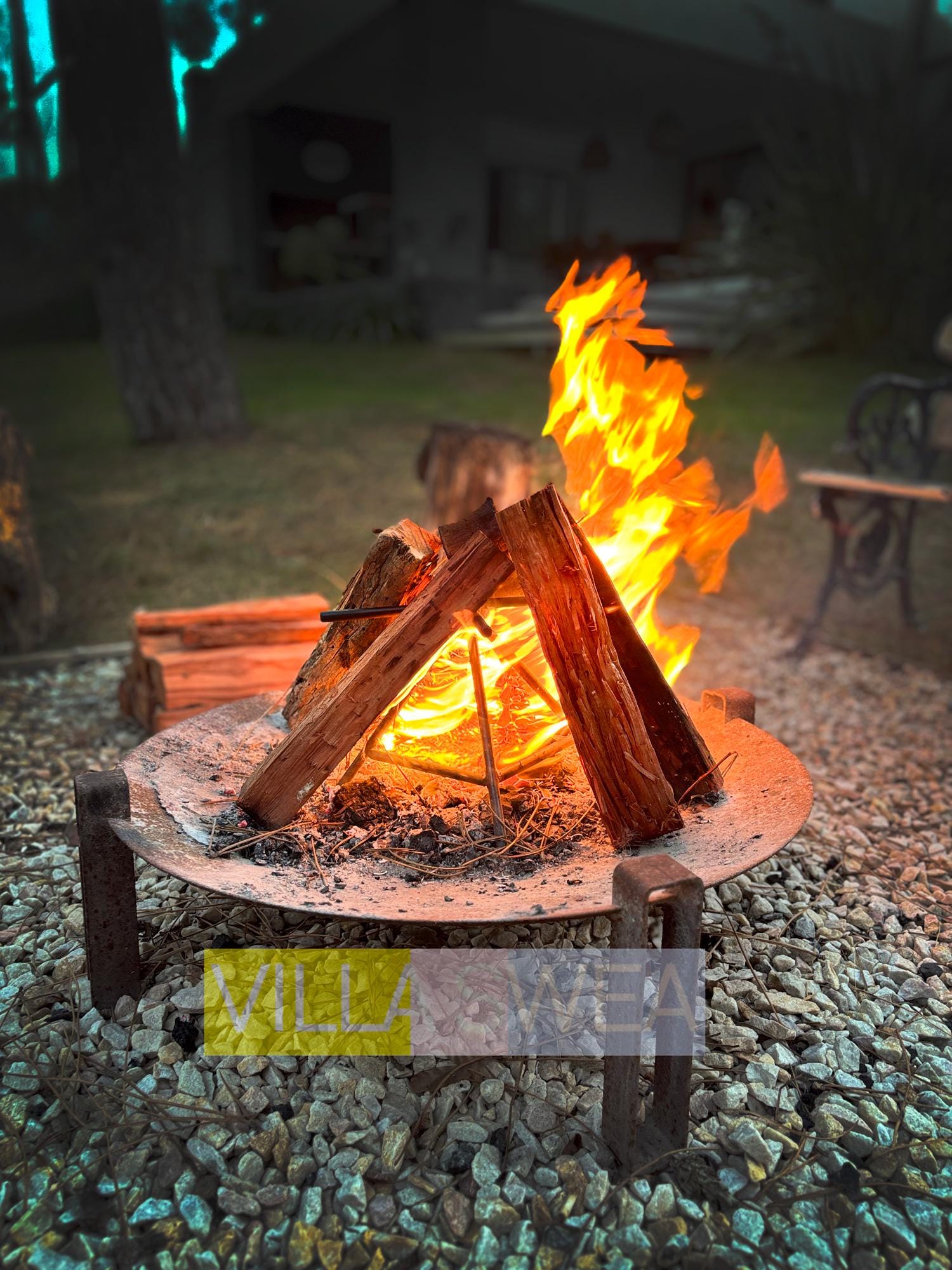 Fireplace Grate Made of Iron Bars Vertical Rustic Metal Firewood Log ...