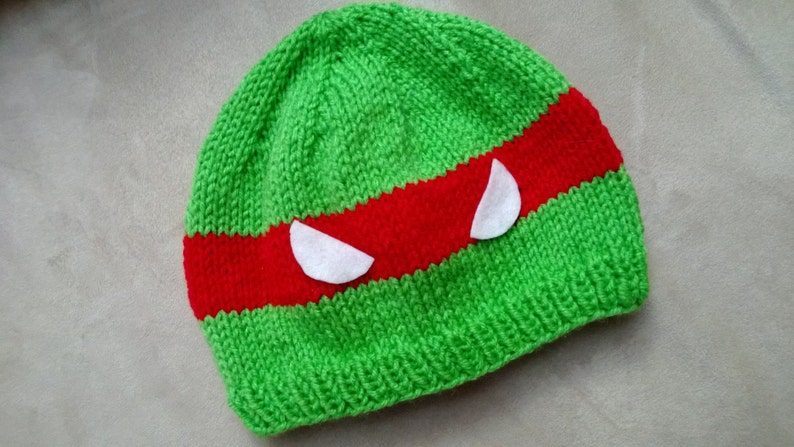 Pattern: Ninja Turtle Beanie, Hat - Etsy