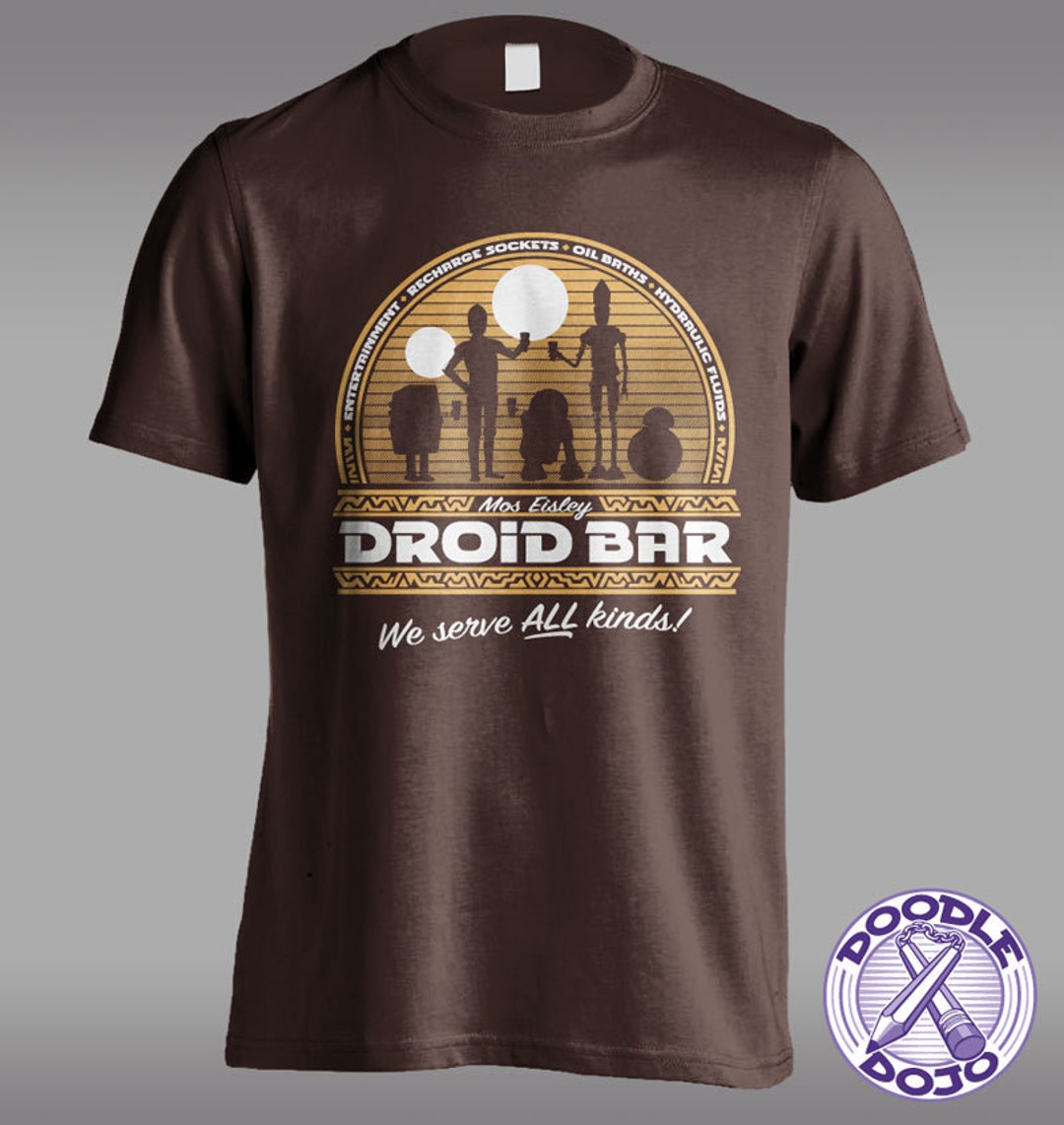 Droid Bar - Star Wars Themed T-shirt - Etsy