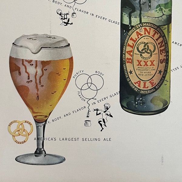 Ballantine Beer - Etsy