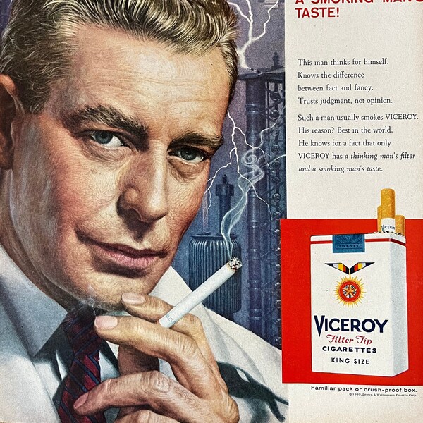 Viceroy Cigarettes - Etsy