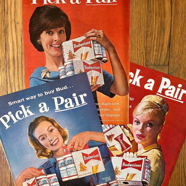 Budweiser Girl - Etsy