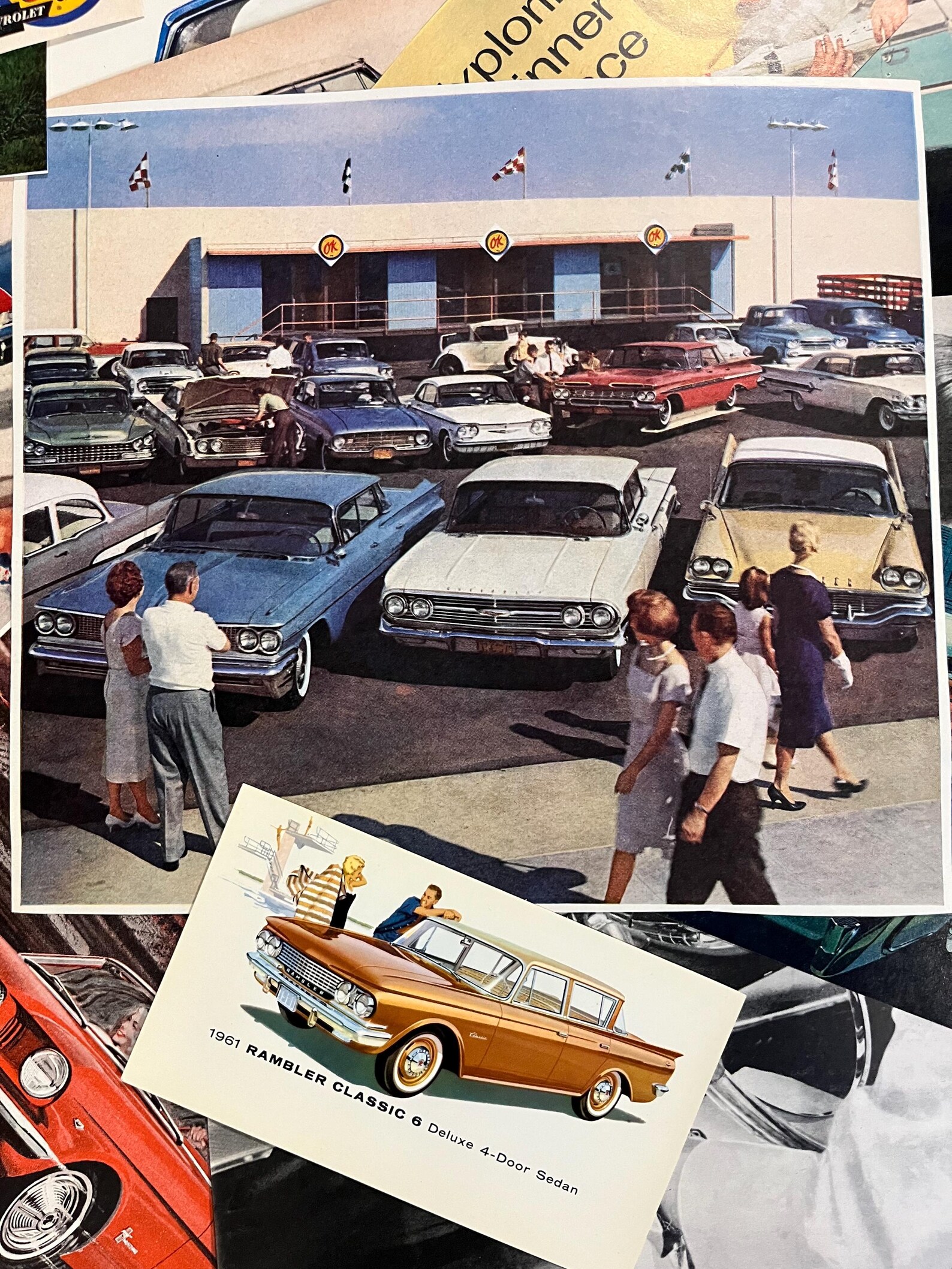 Retro Auto Ephemera Pack: 1950s-60s Car Ads, 40 Pieces - Etsy