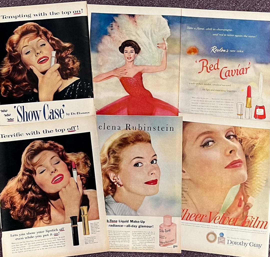 1957 Makeup Ads: Revlon, Dubarry, Helena Rubinstein - Vintage Life ...