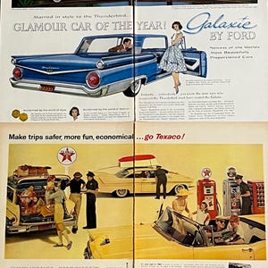 Retro Auto Ephemera Pack #1 All Authentic Paper From the 50’s and 60’s ...