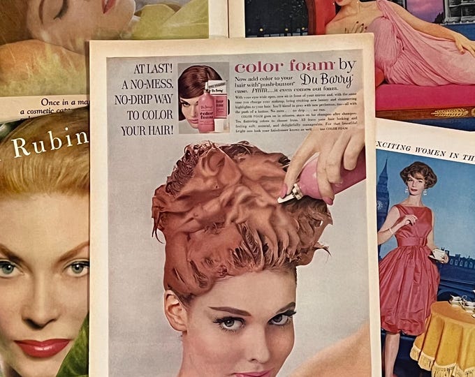Mid-century Beauty Advertisements!! Five Original Ads From Ponds Cold ...