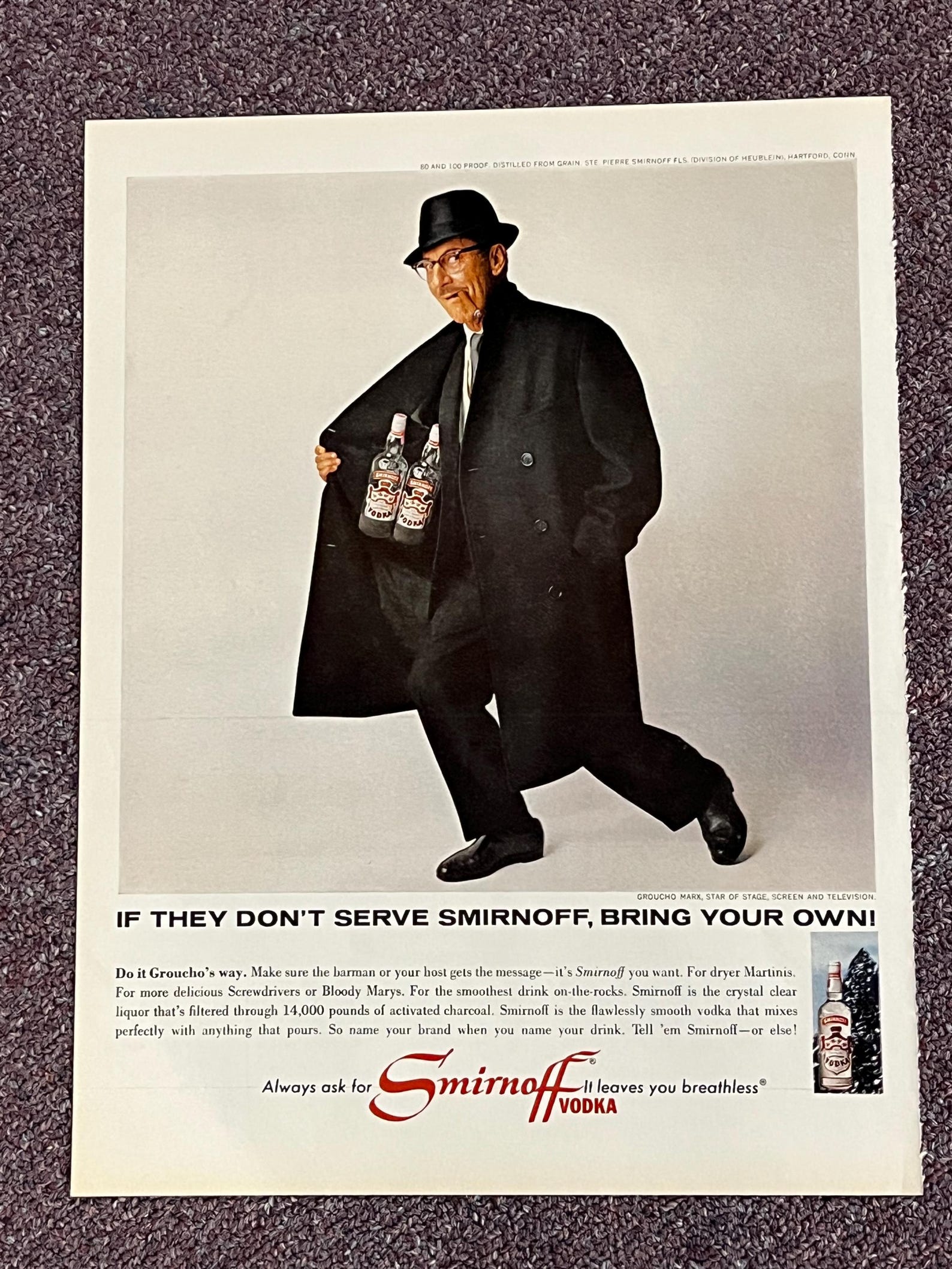 Smirnoff Advertisements From the Late 50s/60s. Featuring the Gorgeous ...