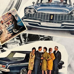 Retro Auto Ephemera Pack #1 All Authentic Paper From the 50’s and 60’s ...