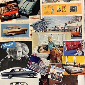 Retro Auto Ephemera Pack #2 All Authentic Paper From the 50’s and 60’s ...