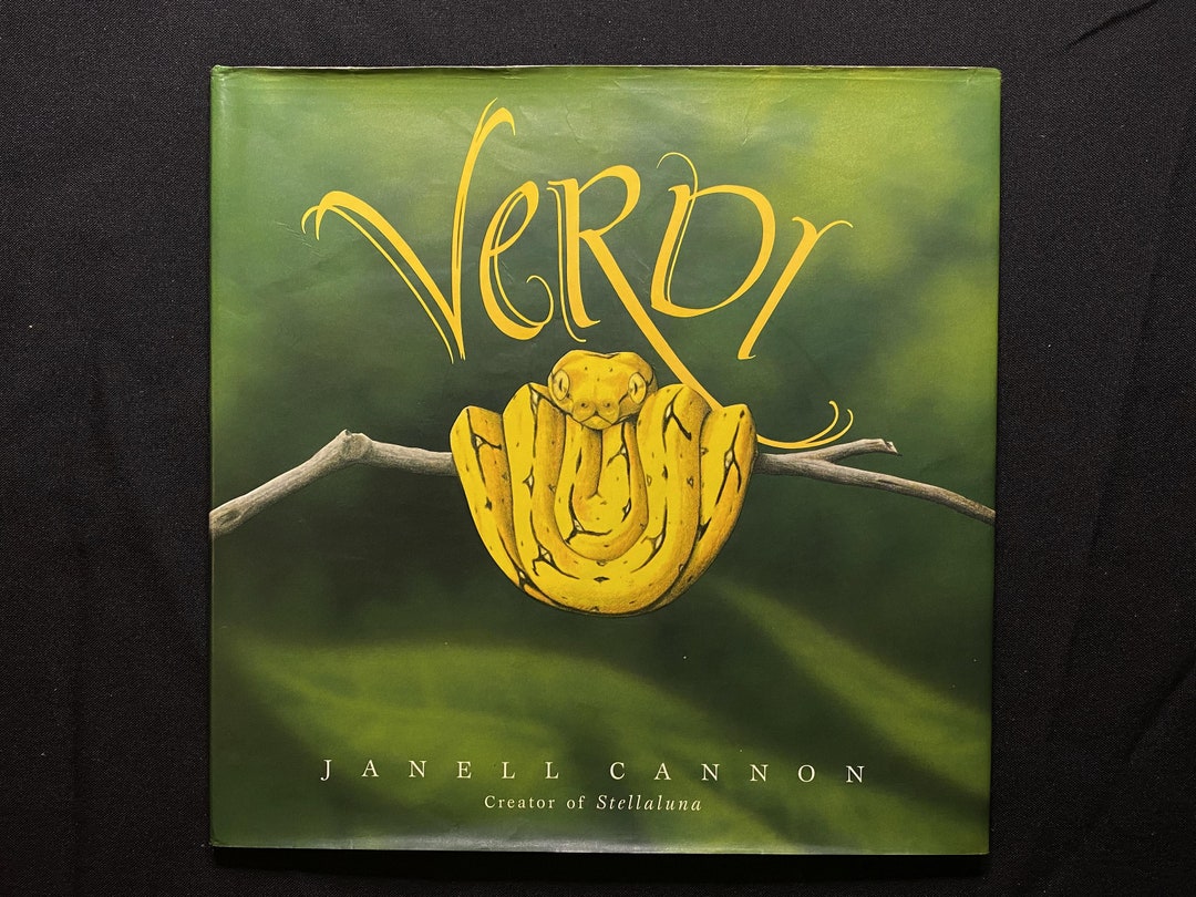 Verdi, by Janell Cannon, 1997 First Edition Hard Cover With Dust Jacket ...