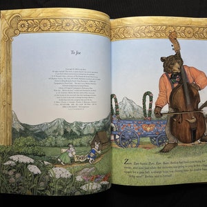 Berlioz the Bear, by Jan Brett, 1991 Hard Cover With Dust Jacket, First ...