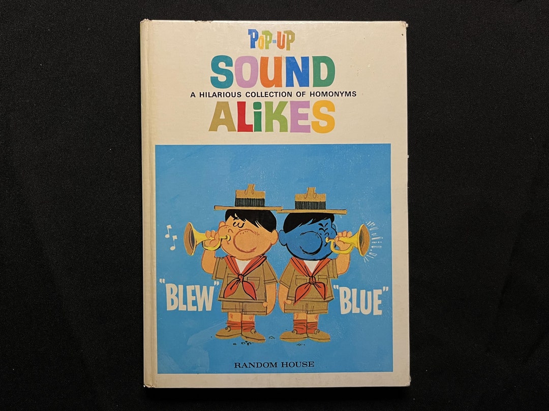 Pop-up Sound Alikes Hilarious Collection of Homonyms, 1960s Random ...