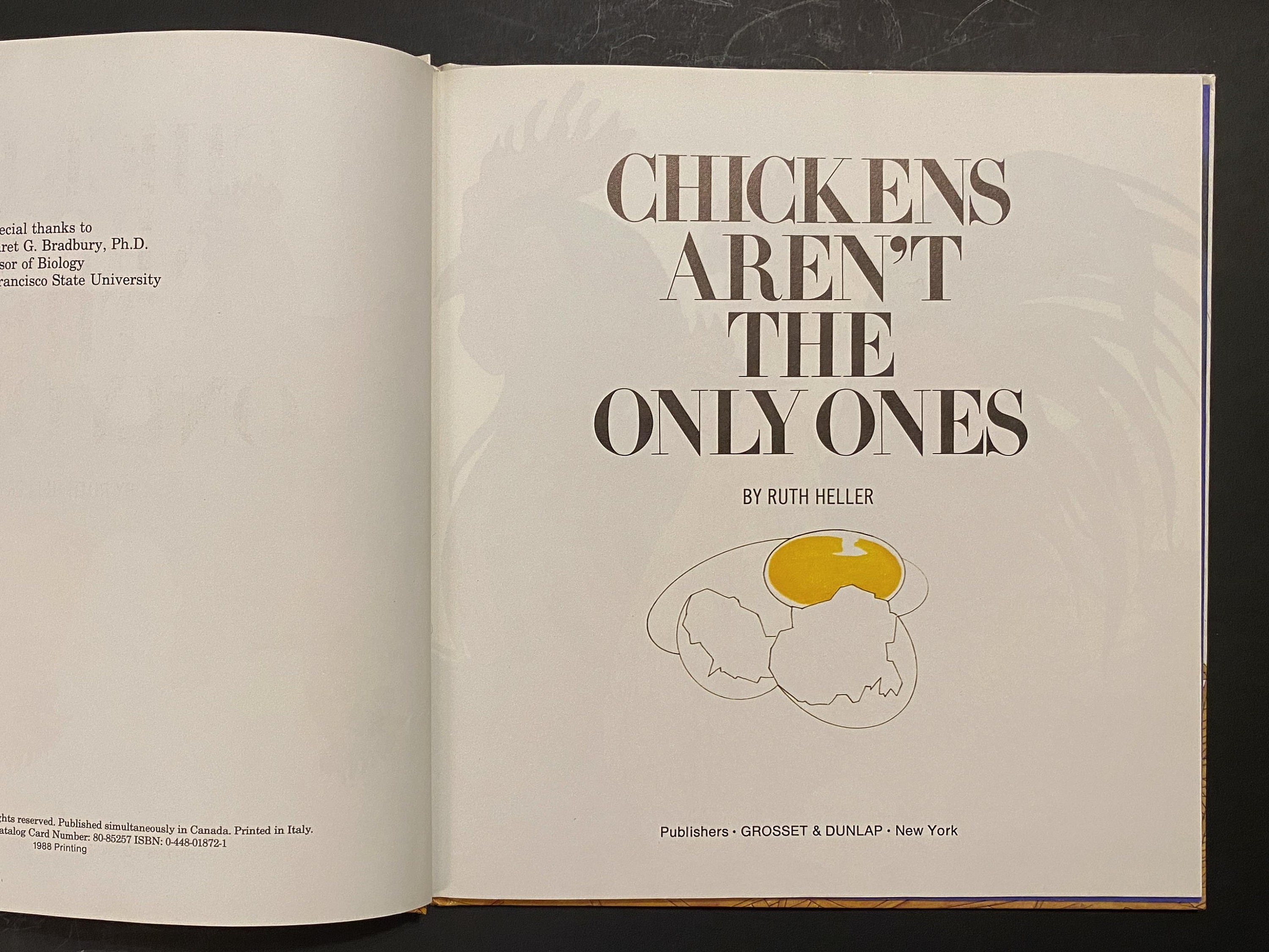 Chickens Aren't the Only Ones by Ruth Heller 1988 HB - Etsy UK
