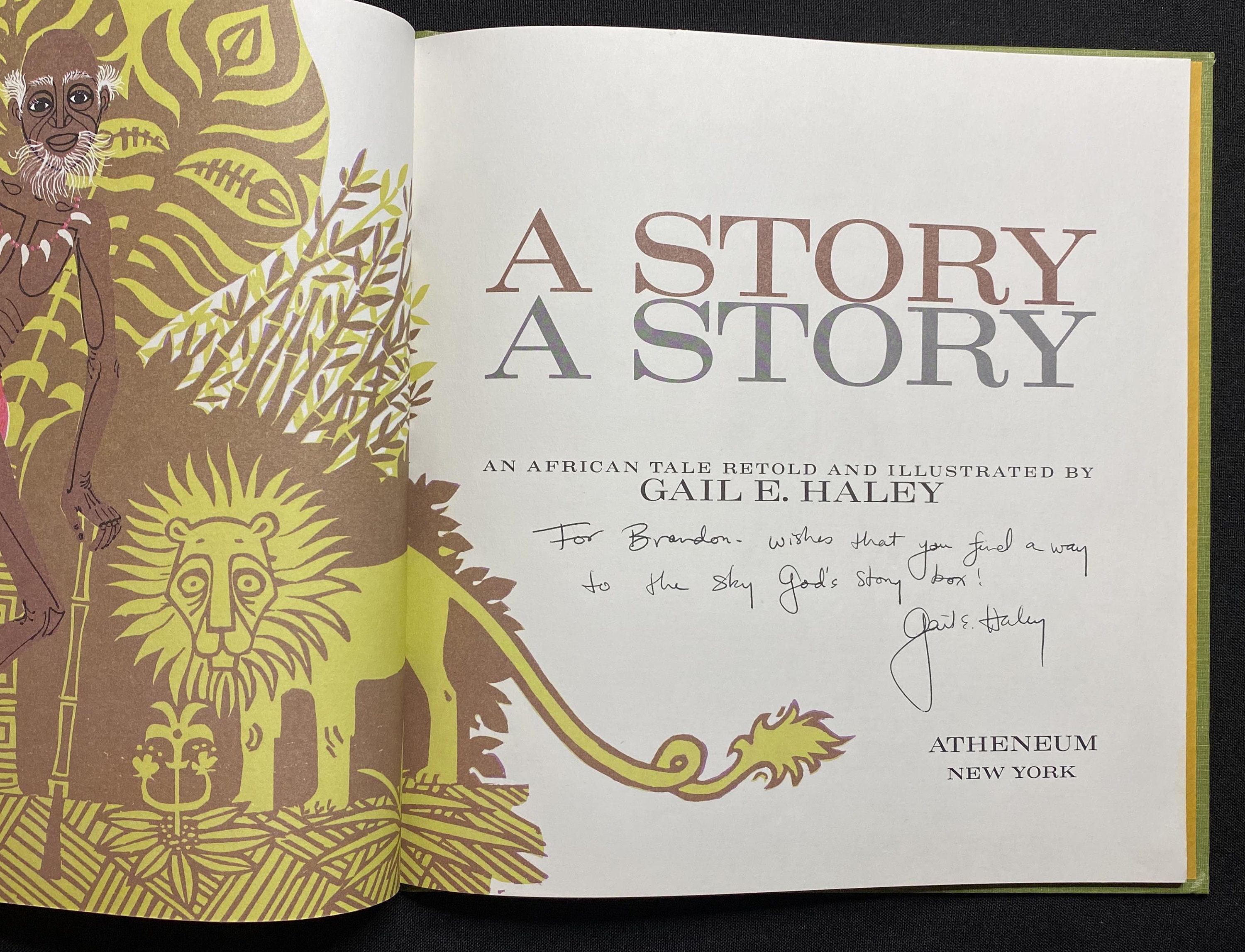 A Story-a Story, an African Tale Retold and Illustrated, by Gail E ...