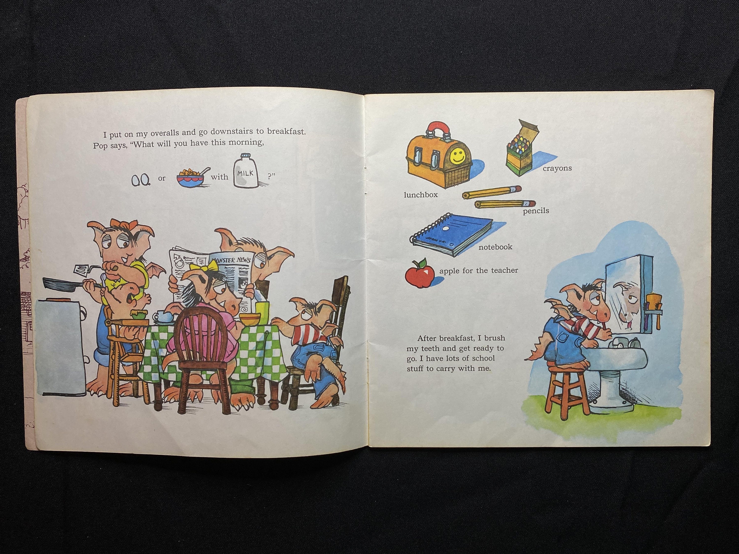 Little Monsters at School, by Mercer Mayer, 1978 Softcover, Golden ...