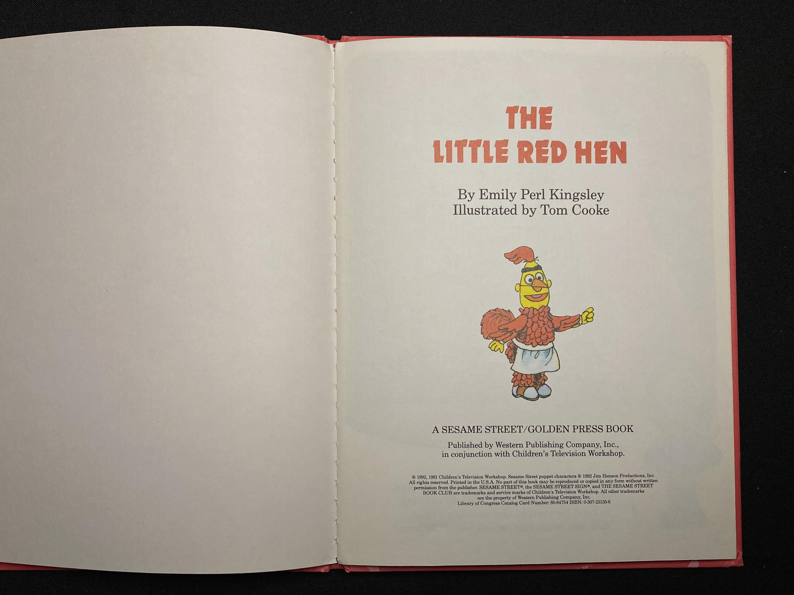 The Little Red Hen - Sesame Street, by Emily Perl Kingsley, Illust. by ...