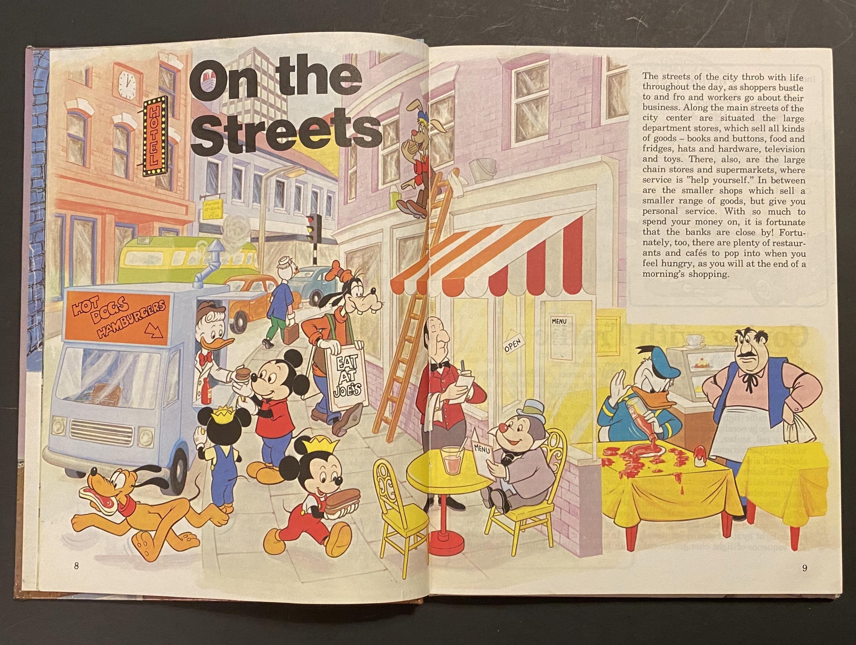 Walt Disney's How It Works in the City Hard Cover c - Etsy
