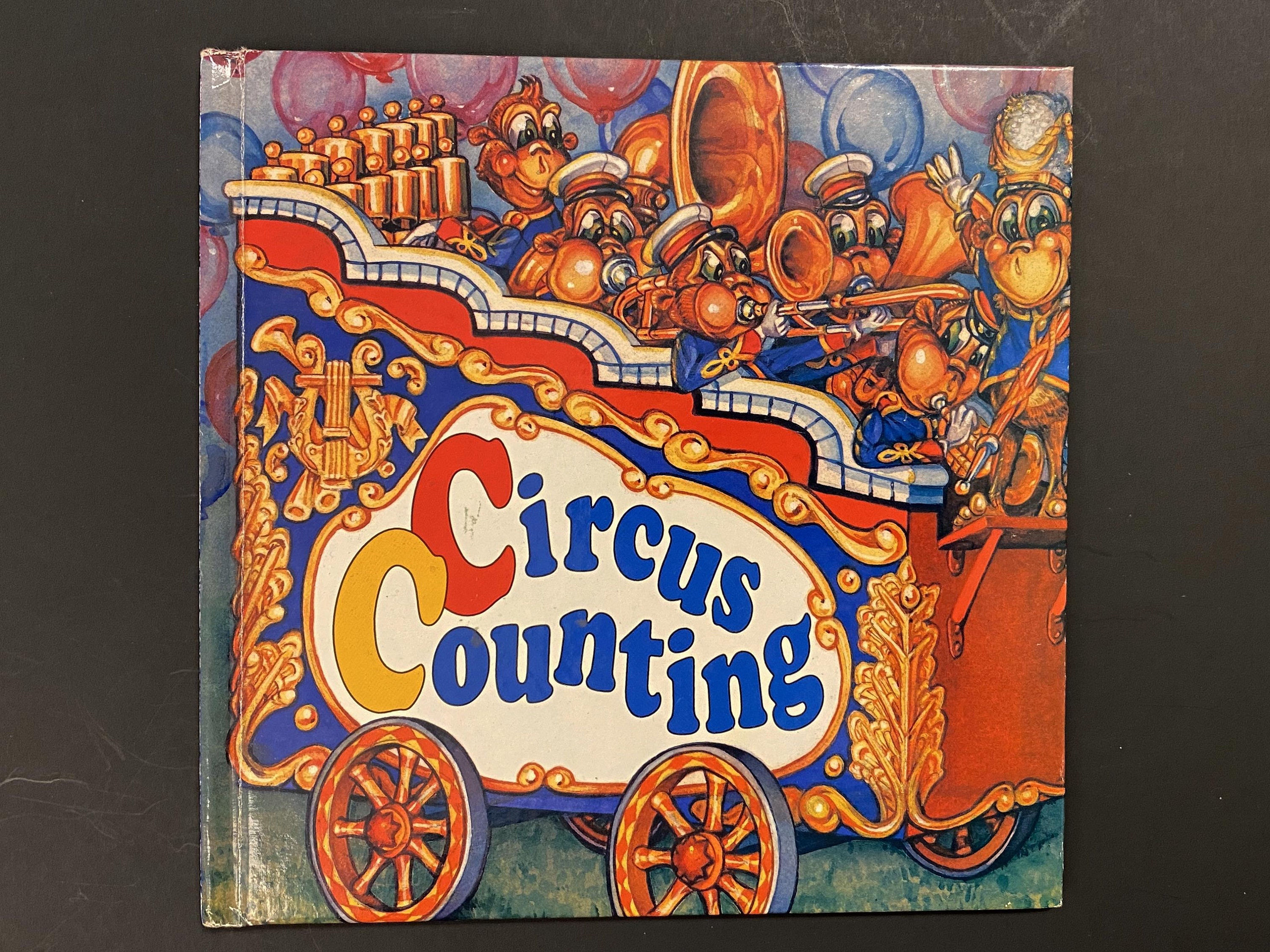 Circus Counting, by Dandi, Illust by Ronald Fabec, 1995 HB, Landoll - Etsy