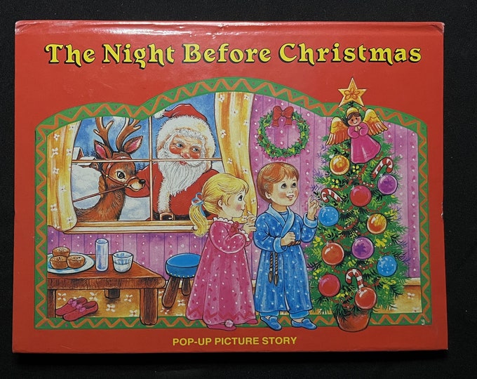 The Night Before Christmas Pop up Book Brown Watson 1988 - Etsy