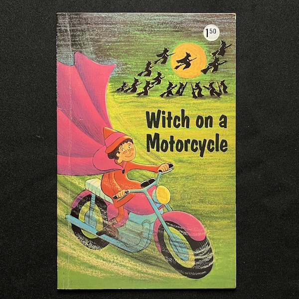 Witch on a Motorcycle - Etsy