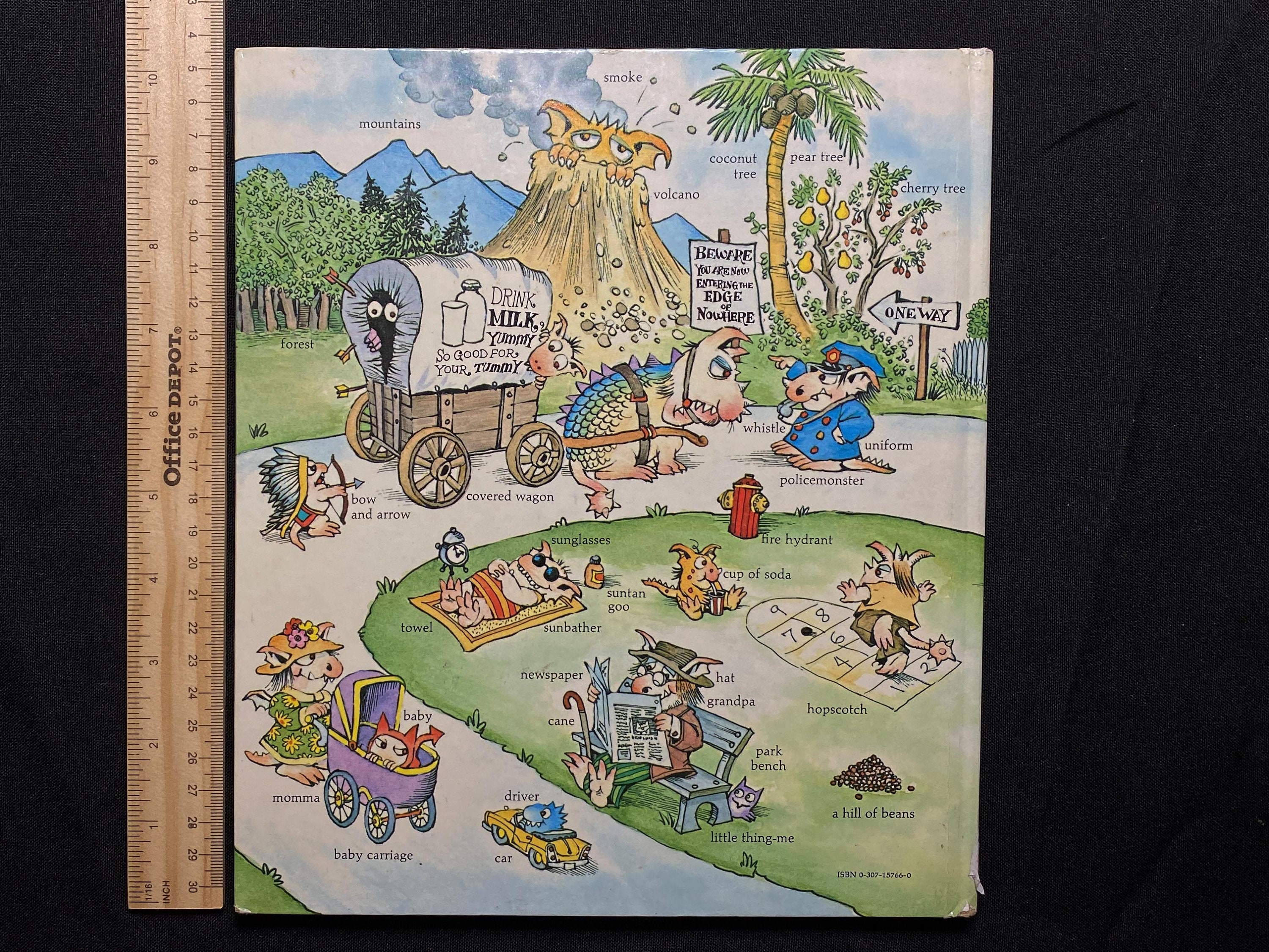 Little Monster's Word Book, by Mercer Mayer, 1977 HC, Golden - Etsy