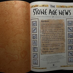 The Stone Age News, the Greatest Newspaper of All Time, by Fiona ...