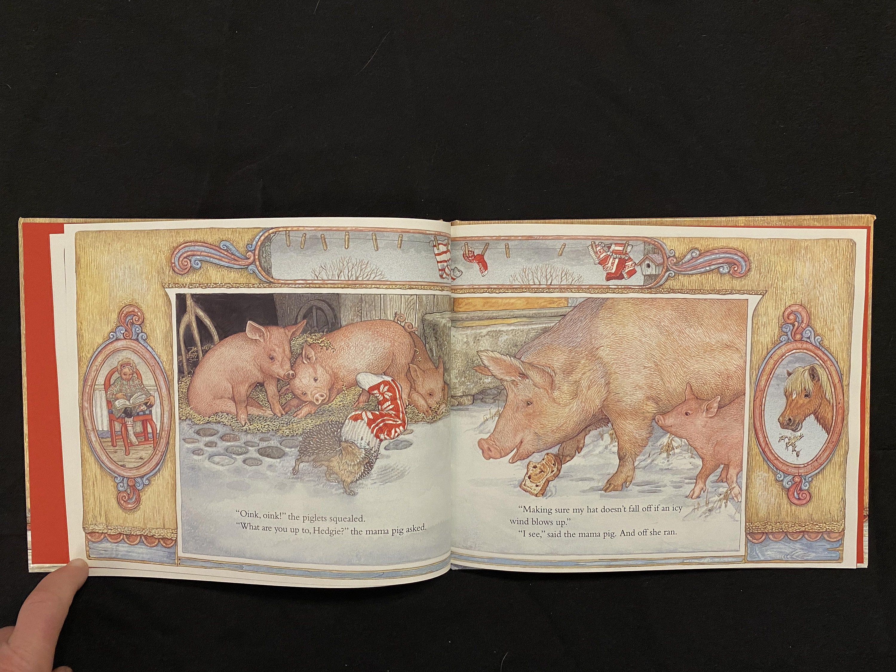 The Hat by Jan Brett, 1997 Hard Cover Scholastic, Inc - Etsy