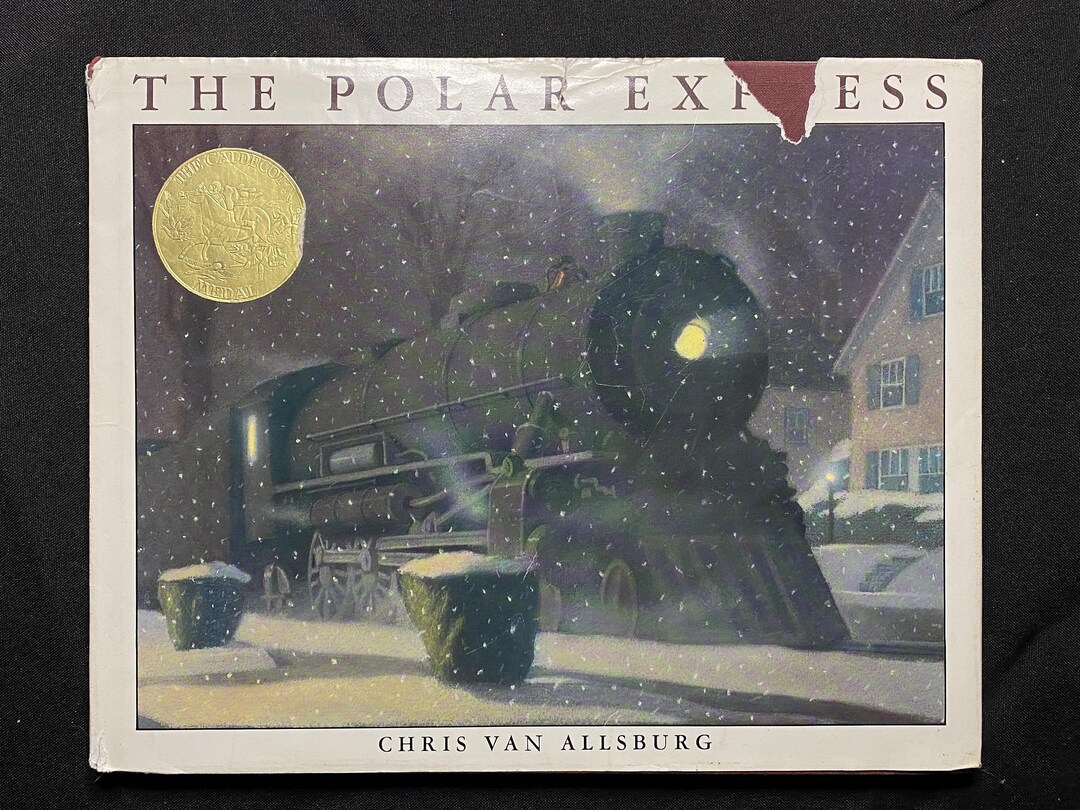 The Polar Express, by Chris Van Allsburg, 1985 Hard Cover, Houghton ...