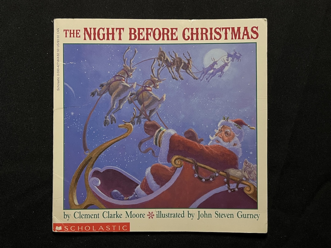 The Night Before Christmas, by Clement Clarke Moore, Illust by John Steven Gurney, 1989 SC ...