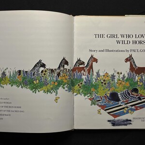 The Girl Who Loved Wild Horses, Caldecott Medal, by Paul Goble, 1978 HC ...