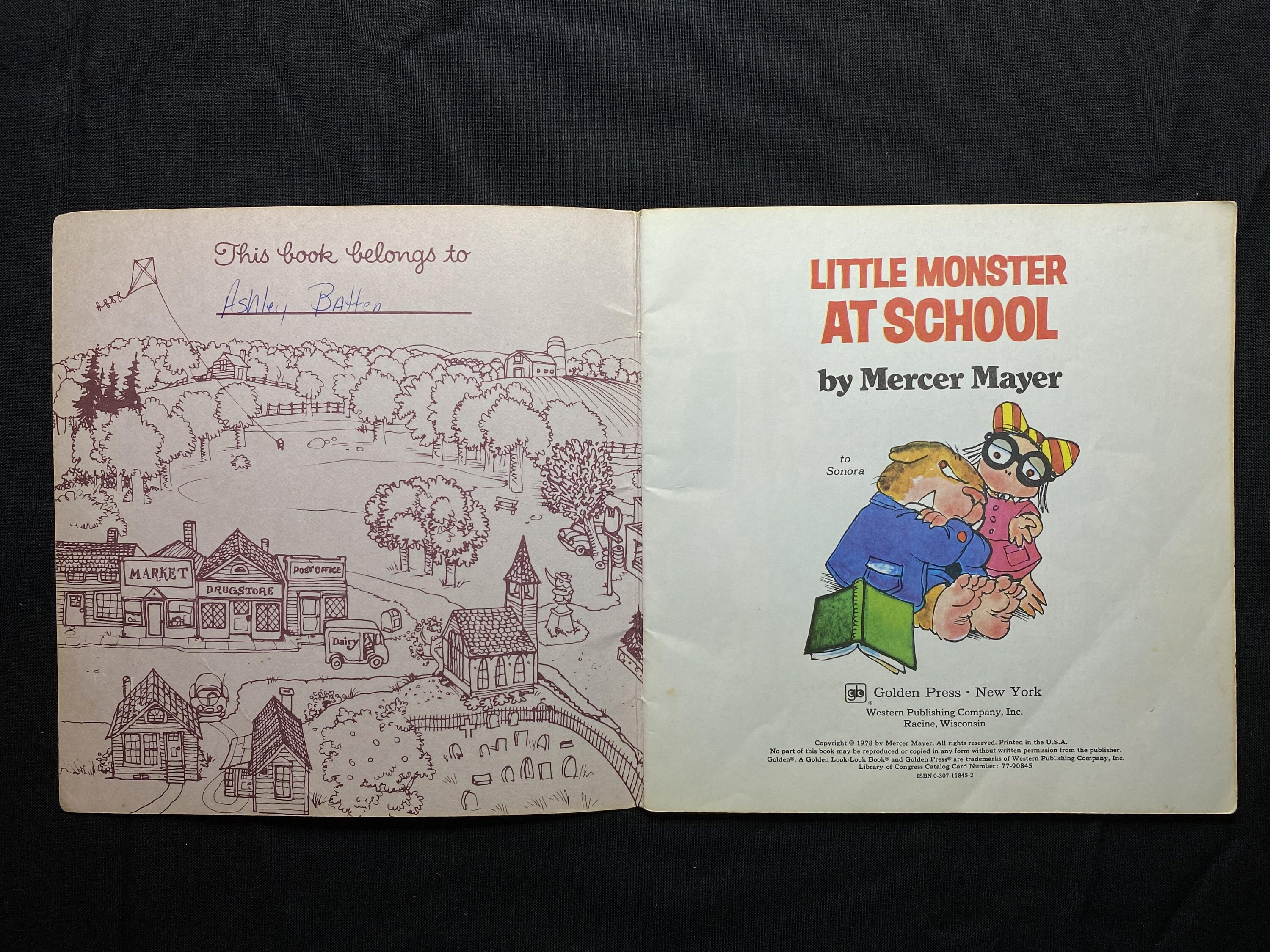 Little Monsters at School, by Mercer Mayer, 1978 Softcover, Golden ...