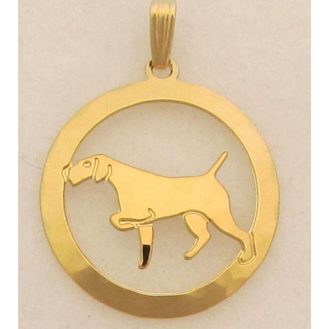 German Wirehaired Pointer Pendant by Touchstone Dog Designs // German ...