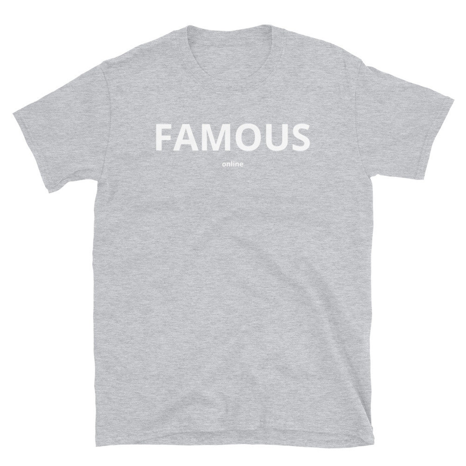 Famous Online Short-sleeve Unisex T-shirt Internet Famous, Influencer ...