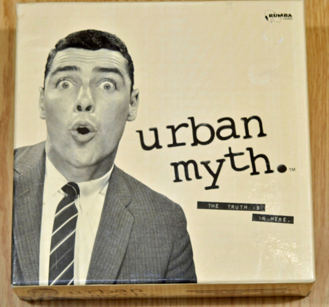 Vintage Urban Myth Board Game - Etsy