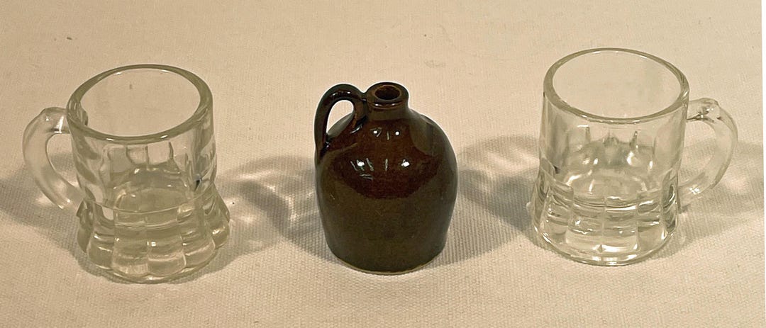 Trio of Minis - Beer Steins and Jug - Etsy