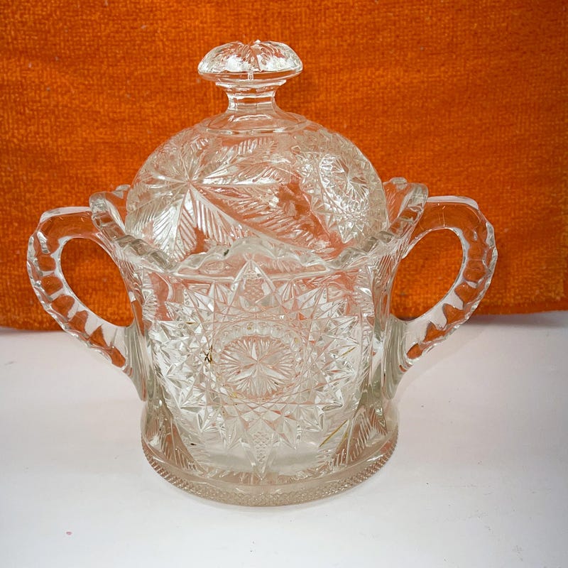 Glass Biscuit Jar - Etsy