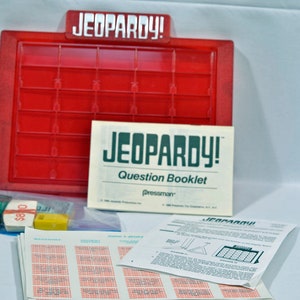 Vintage 1986 Jeopardy Game - Etsy
