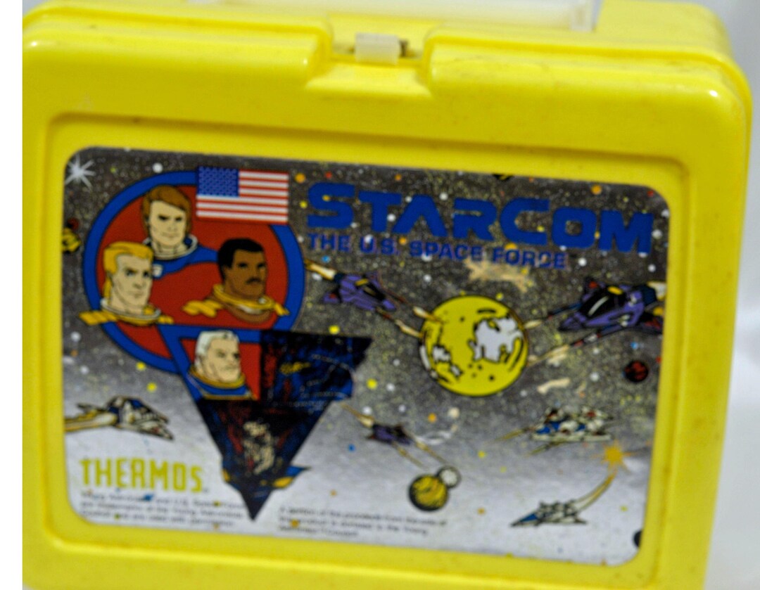 1987 Starcom Lunchbox and Thermos - Etsy