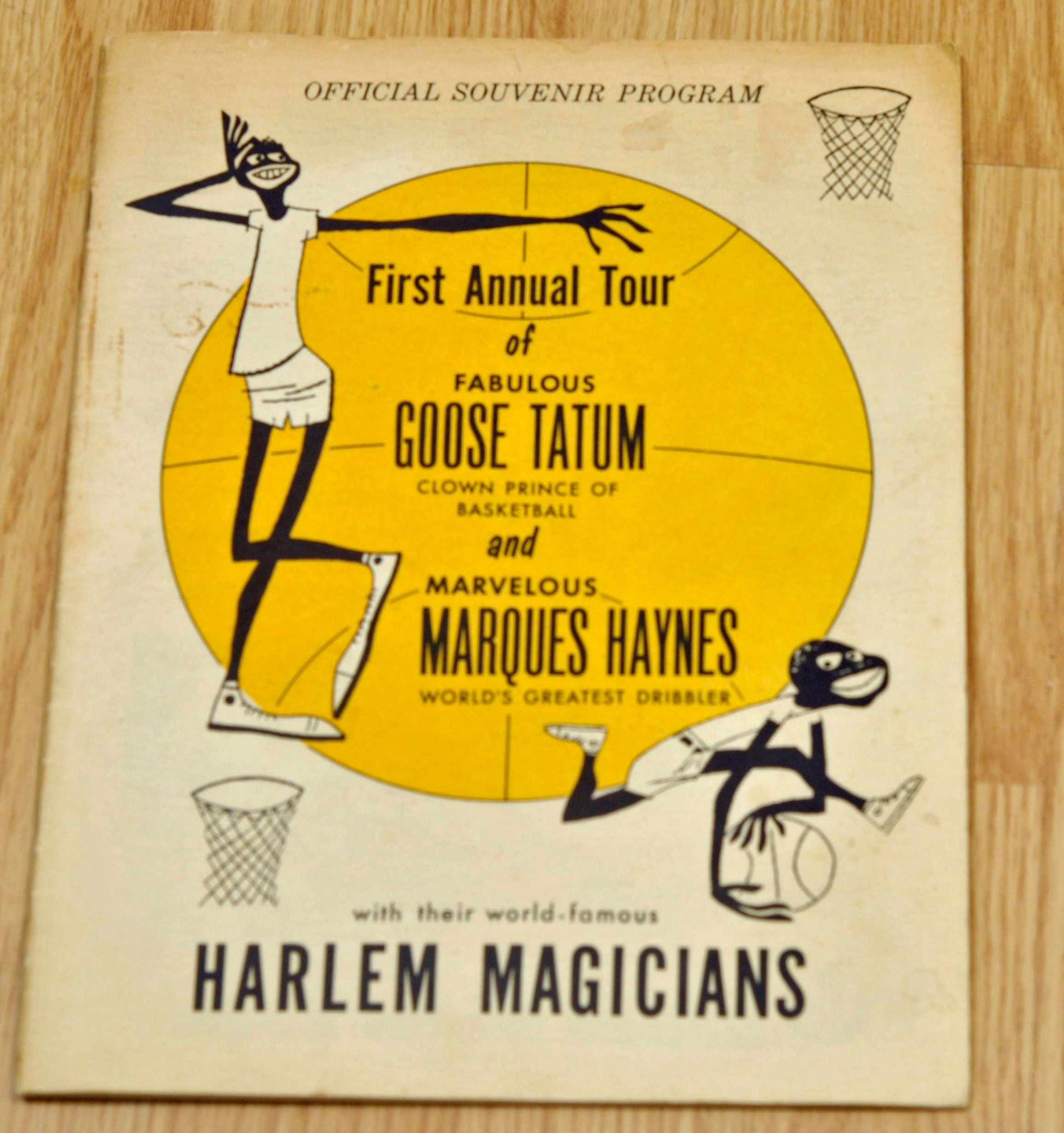Souvenir Program Goose Tatum and Harlem Magicians - Etsy